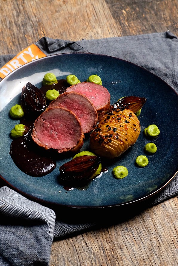 Hertenfilet met vijgen chocolade saus – Maikels recepten